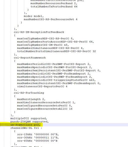 Check power class in NR devices - Devices - telecomHall Forum