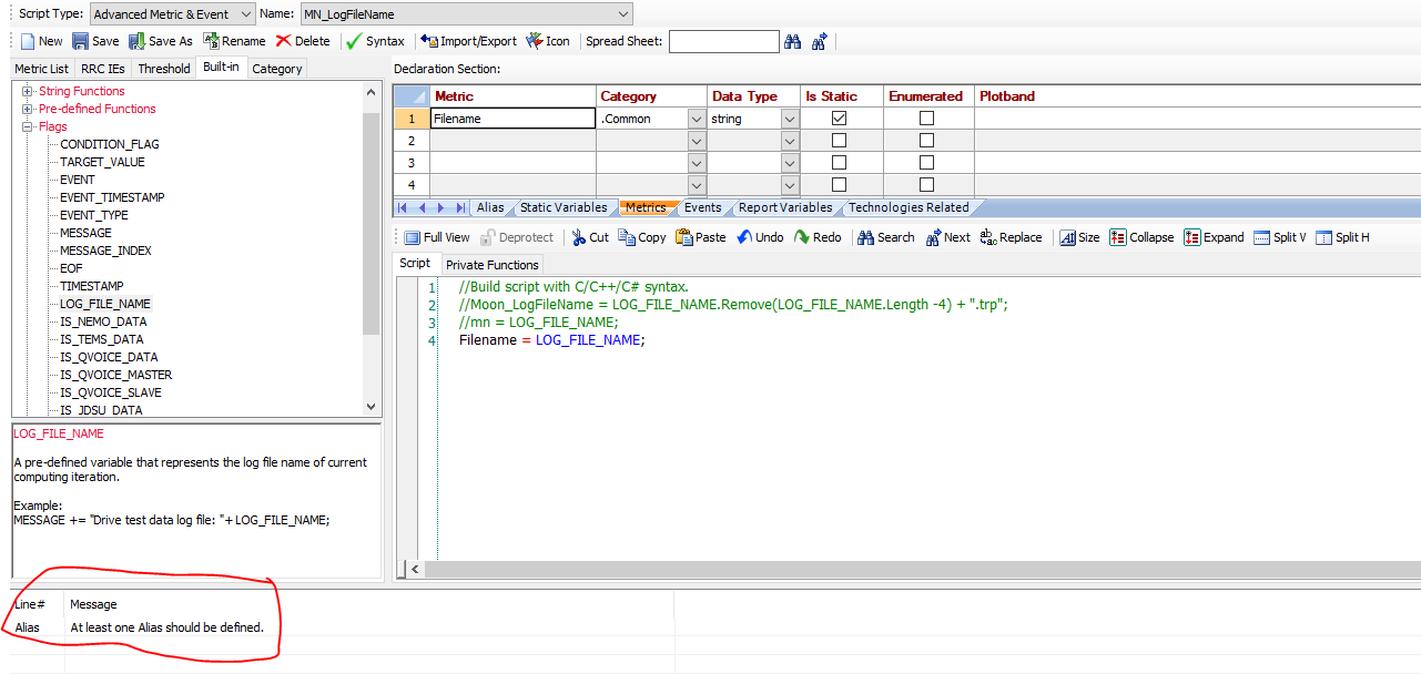 Does any one know how to display log file names in TEMS discovery ...