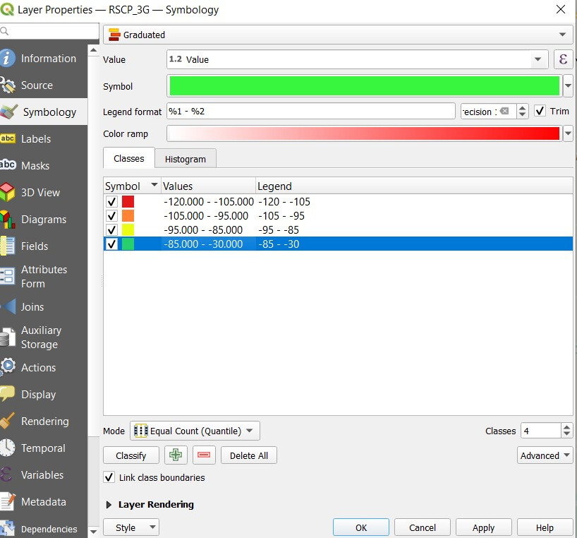 Show Percentage For Ranges In Qgis Tools Telecomhall Forum