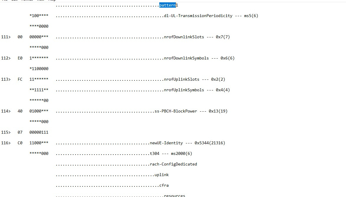 Message Showing Tdd Pattern Pattern1 And Pattern2 36 By Ahmedkenzy 5g Nr Telecomhall Forum